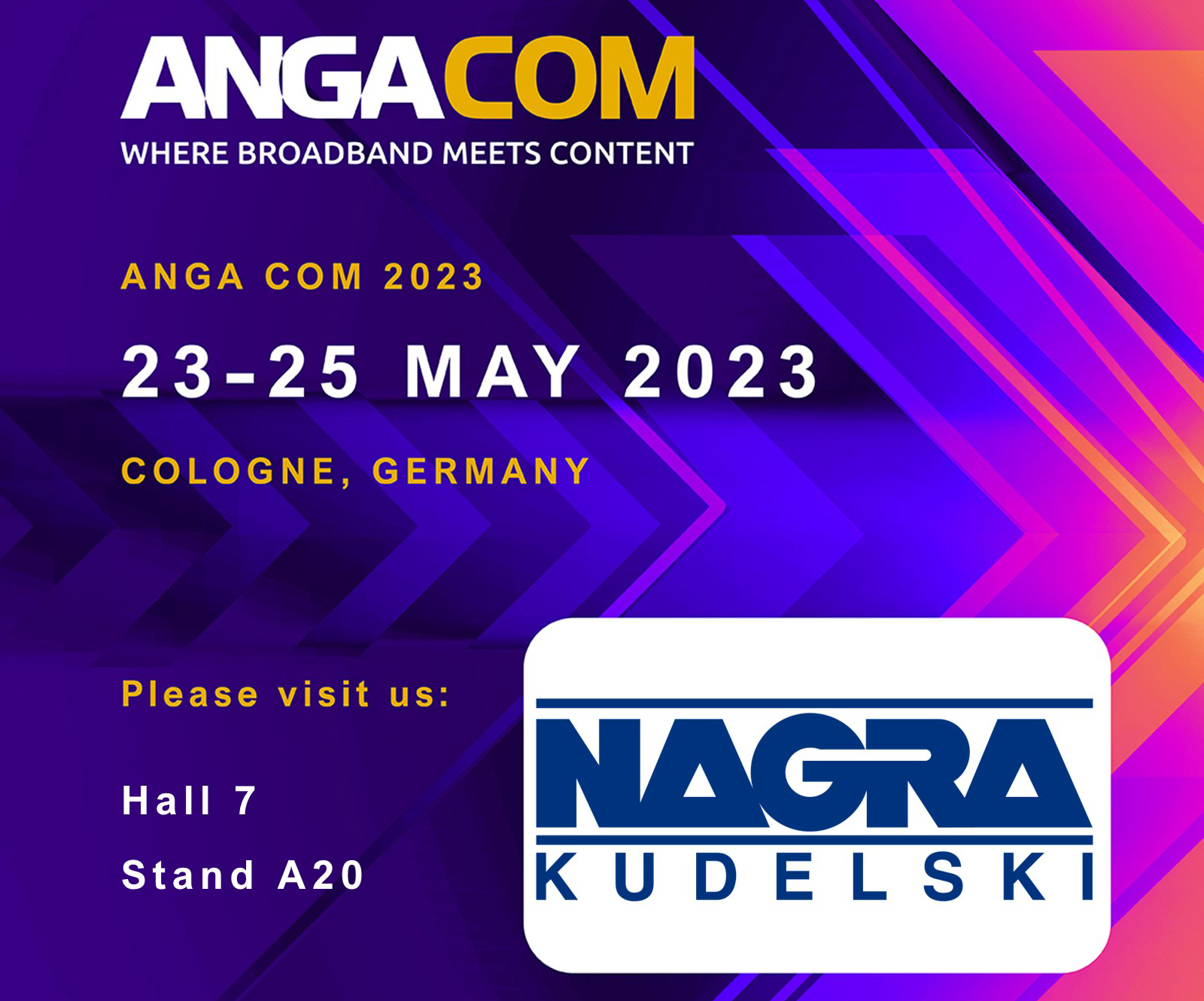NAGRA at ANGA COM 2023
